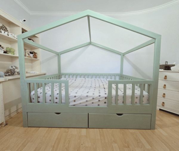 Inverted House Frame Bed | Houtgoeters